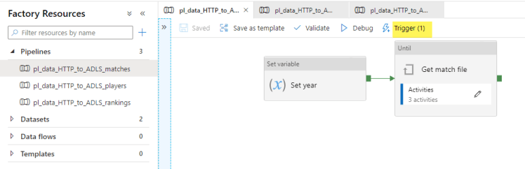 8. ADF schedule triggers – { DataWhale.ca }